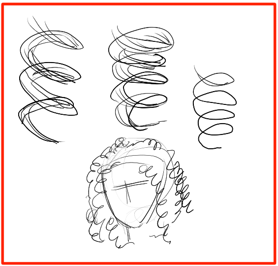 [18/365] Dessiner des boucles de cheveux plus facilement - Blog Le Dessin